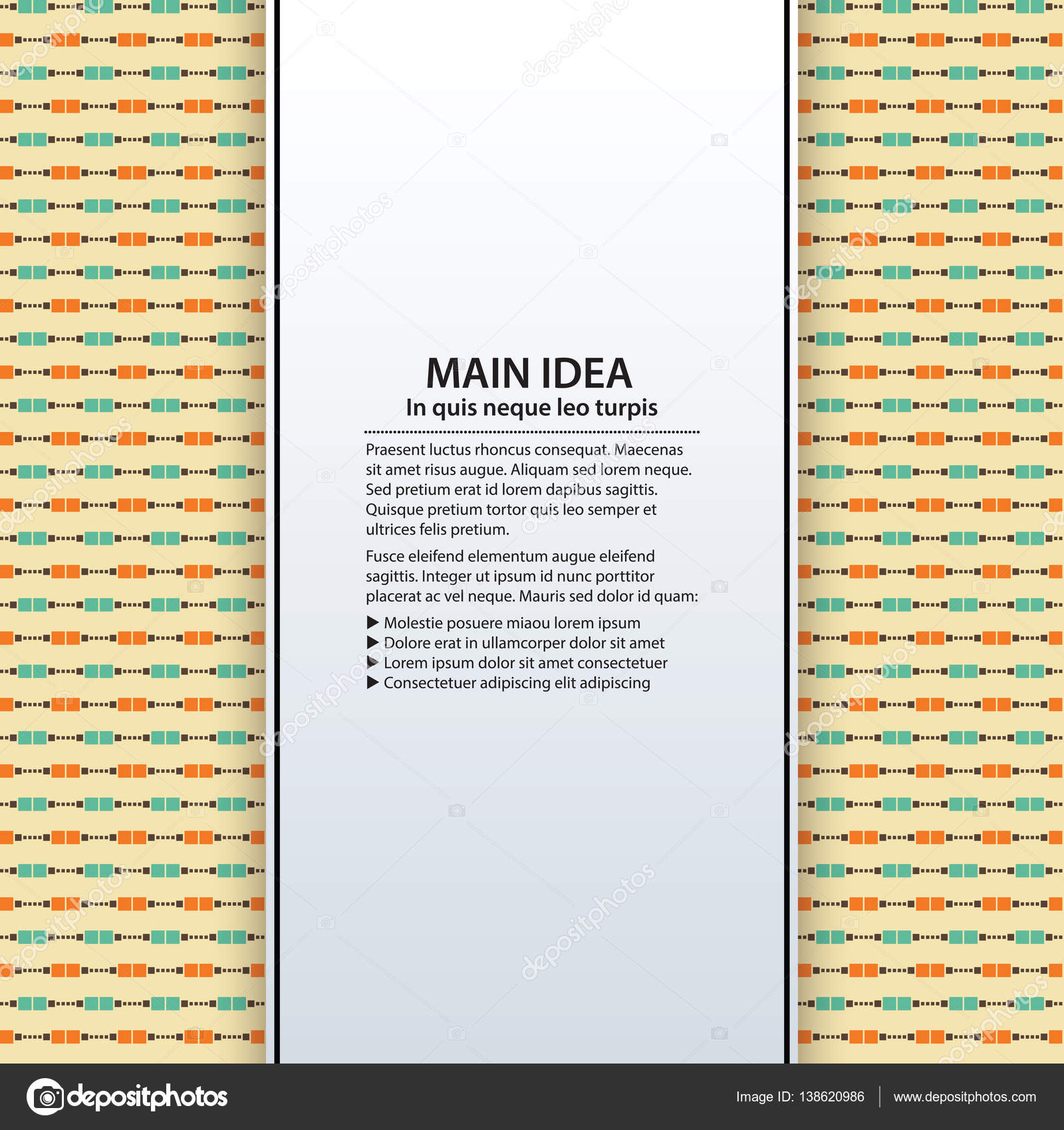 Text background with colorful pixelated pattern. Useful for ...