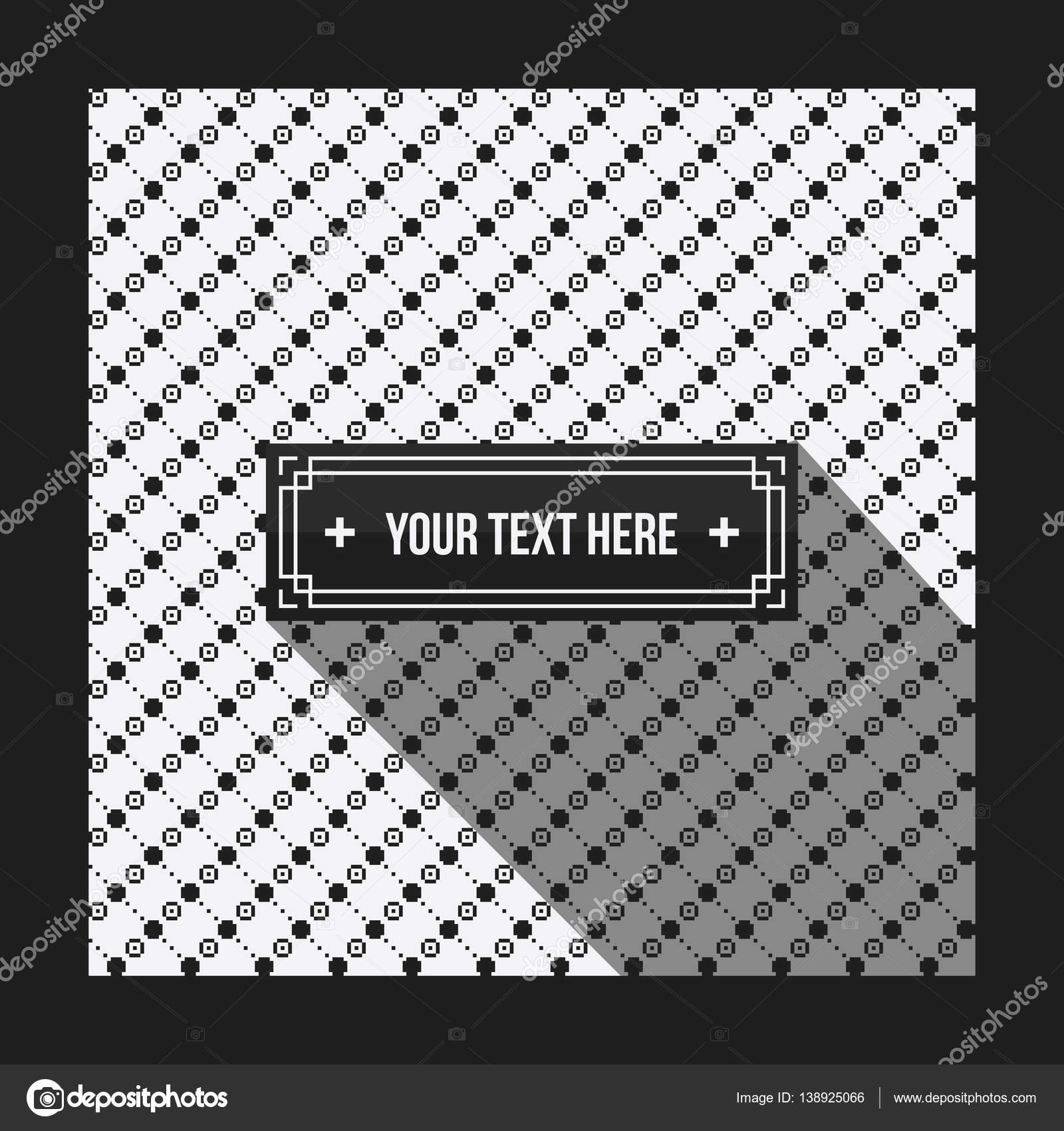 Text background with pixelated monochrome pattern. Useful for corporate ...