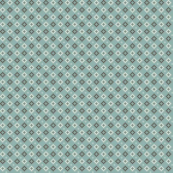Cute pixelated pattern with simple geometric shapes. Useful for textile ...