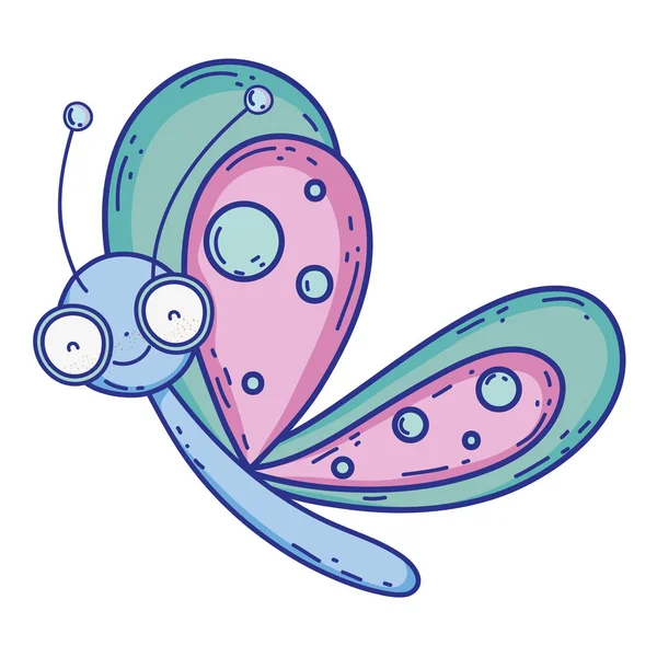 Isolated Butterfly draw cartoon design vector illustration Stock Vector ...