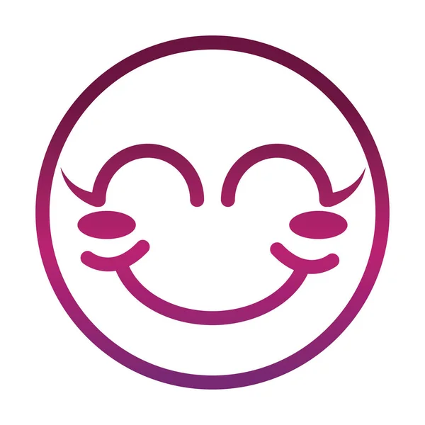 Blushing Face Clipart Image