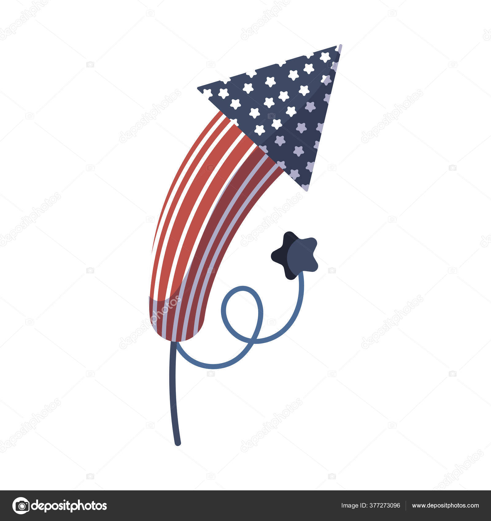 Isolated usa firework vector design — Stock Vector © stockgiu #377273096