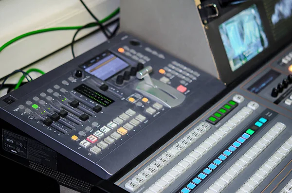 Photo Video Audio Control Mixing Desk Television Broadcasting ⬇ Stock ...