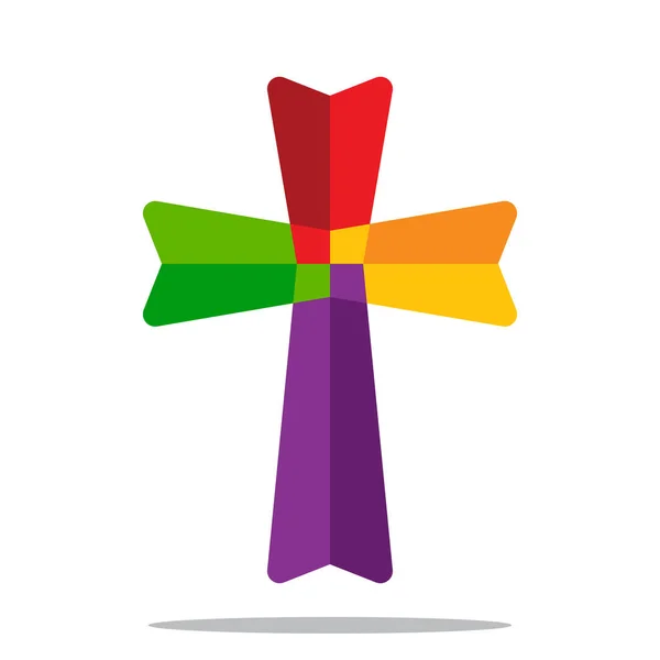 Colorful cross Vector Art Stock Images | Depositphotos