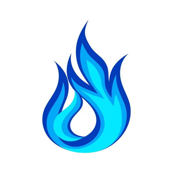 Set of blue flame icons ⬇ Vector Image by © Adresiastock | Vector Stock 156317664
