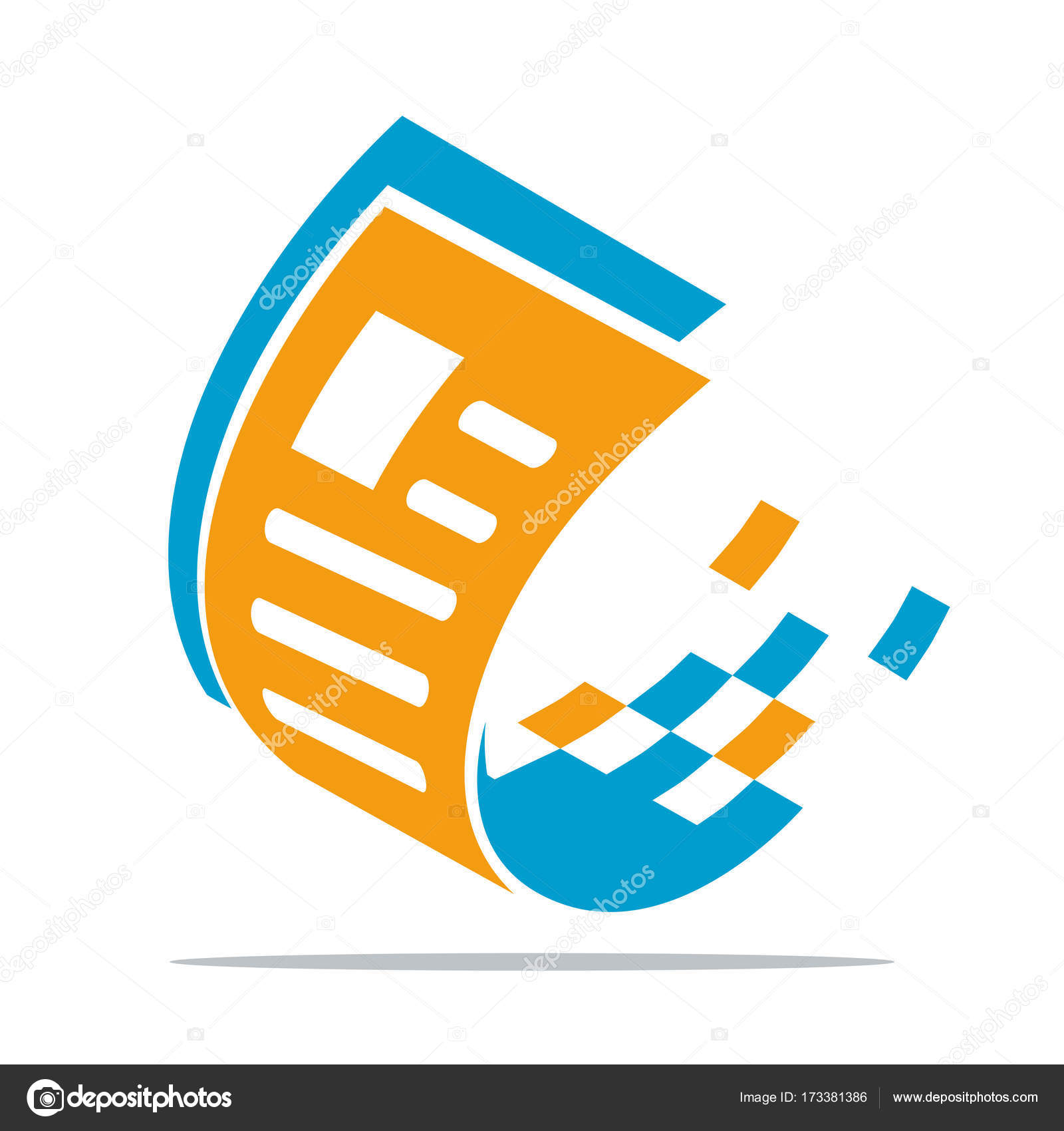 Logo icons / illustrations for digital businesses, document management ...