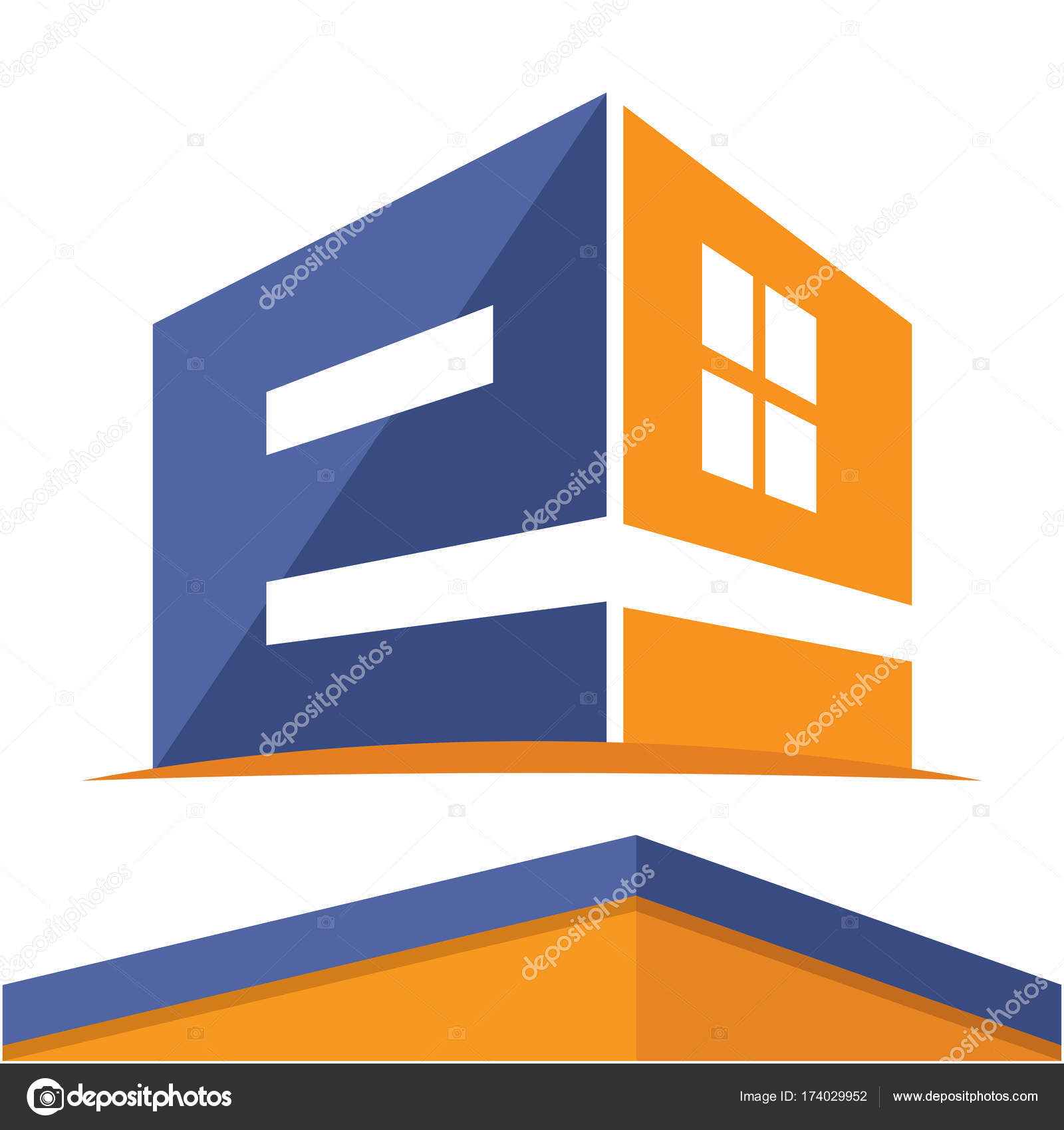 Icon logo for construction business with the initial letter E, design ...