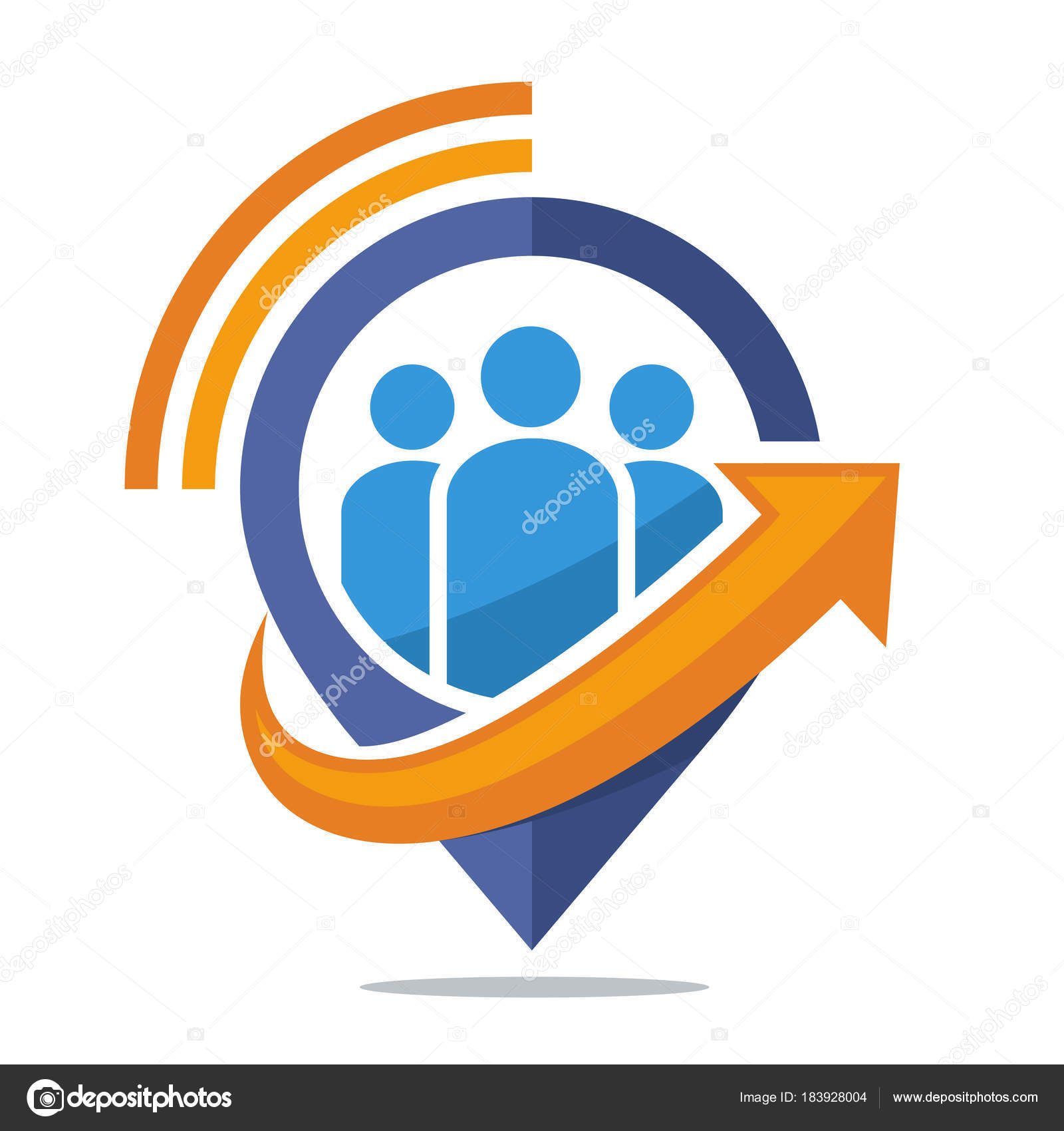Logo Icon Communication Media Sharing Location Information Community ...
