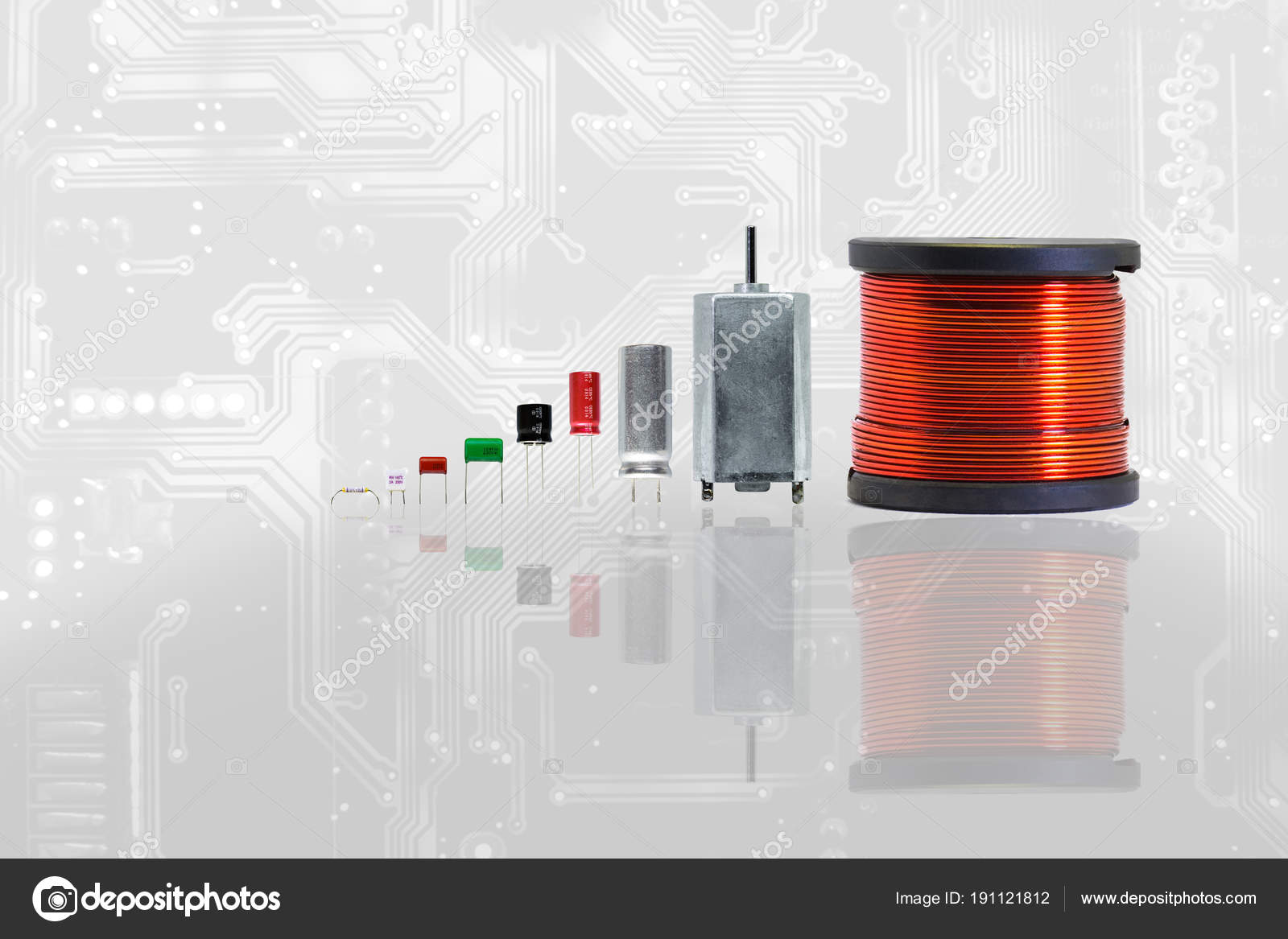 Group of electronics part. Stock Photo by ©birdlkportfolio2559@hotmail ...