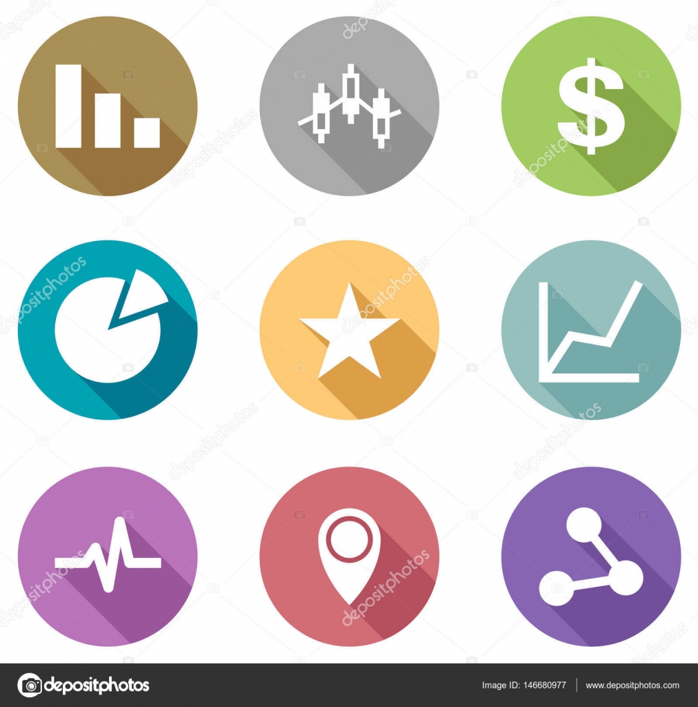 Set of different business icons Stock Vector Image by ©Hierarch #146680977