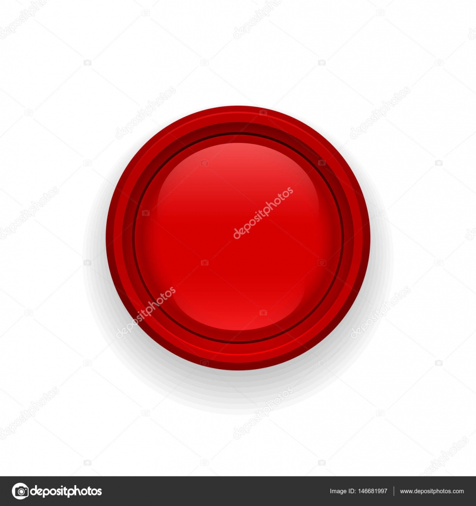 Red button icon Stock Vector by ©Hierarch 146681997