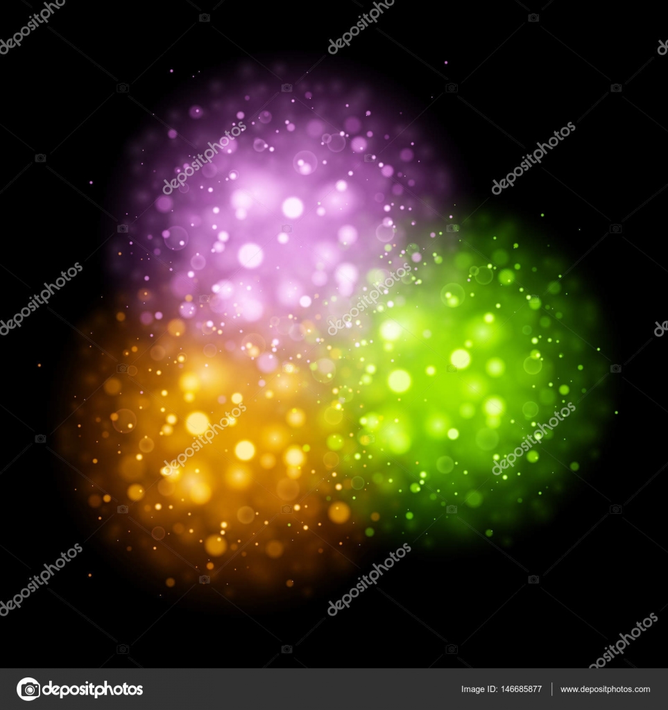 Pattern with shining bokeh lights Stock Vector Image by ©Hierarch ...