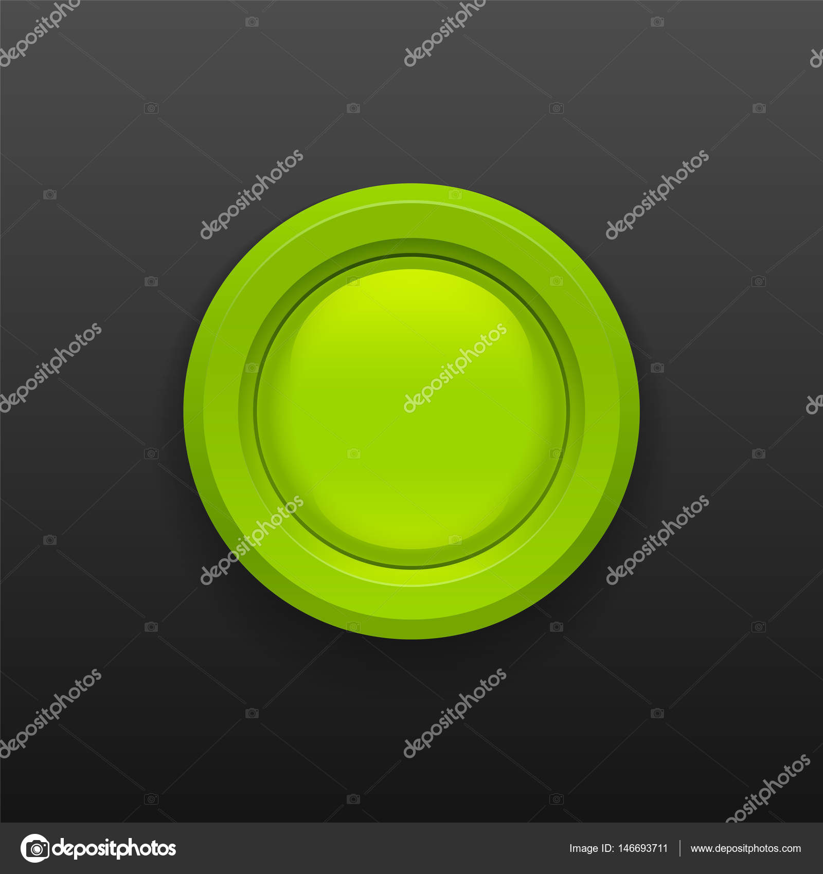 Green button icon Stock Vector Image by ©Hierarch #146693711
