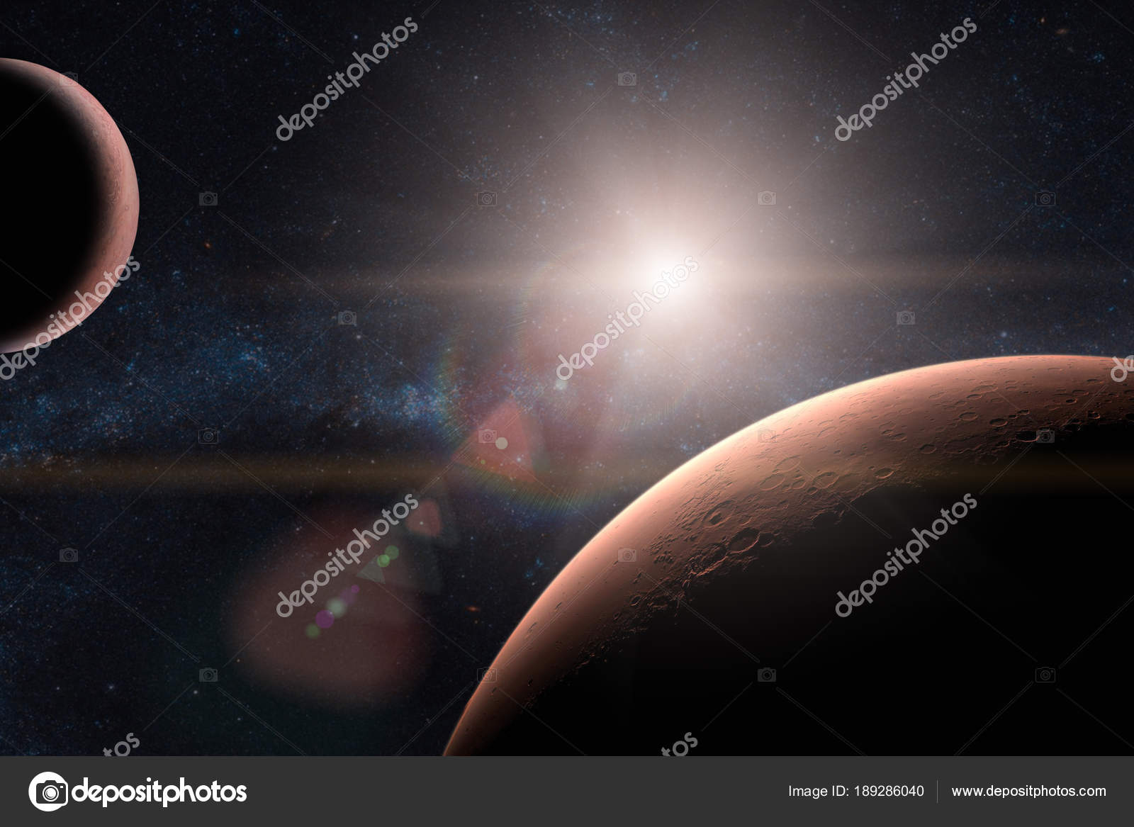 Mars. Planets in solar system. Stock Photo by ©Paopano 189286040