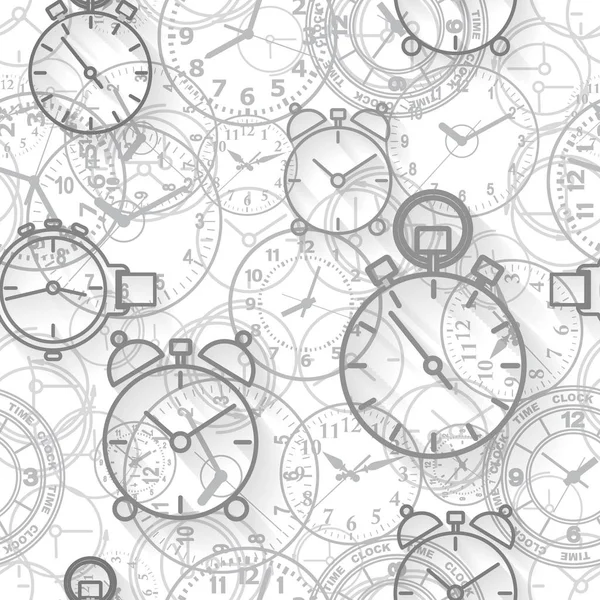 Vintage Clocks Pattern — Stock Vector © LanaN. #39369275