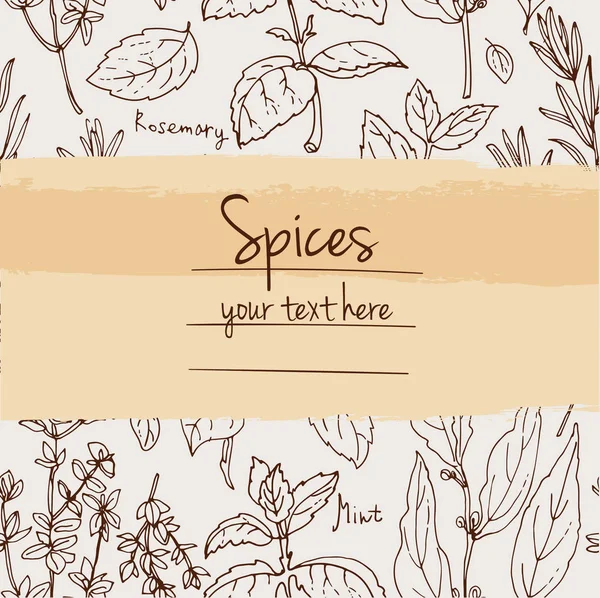 Spices card template Stock Vector Image by ©vaneevais.gmail.com #146548731