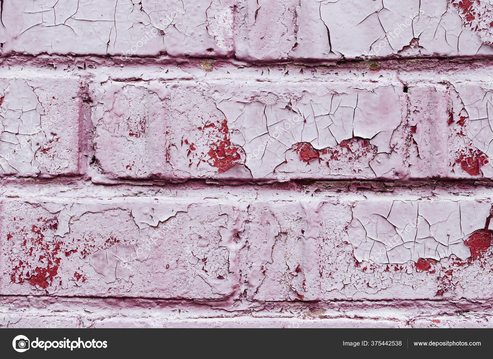 Old dusty brick wall with peeling paint texture Stock Photo by ...