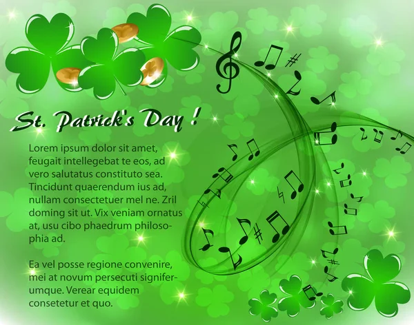 Irish music background Vector Art Stock Images | Depositphotos