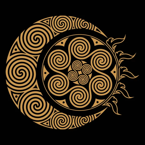 526 Celtic sun Vector Images | Depositphotos