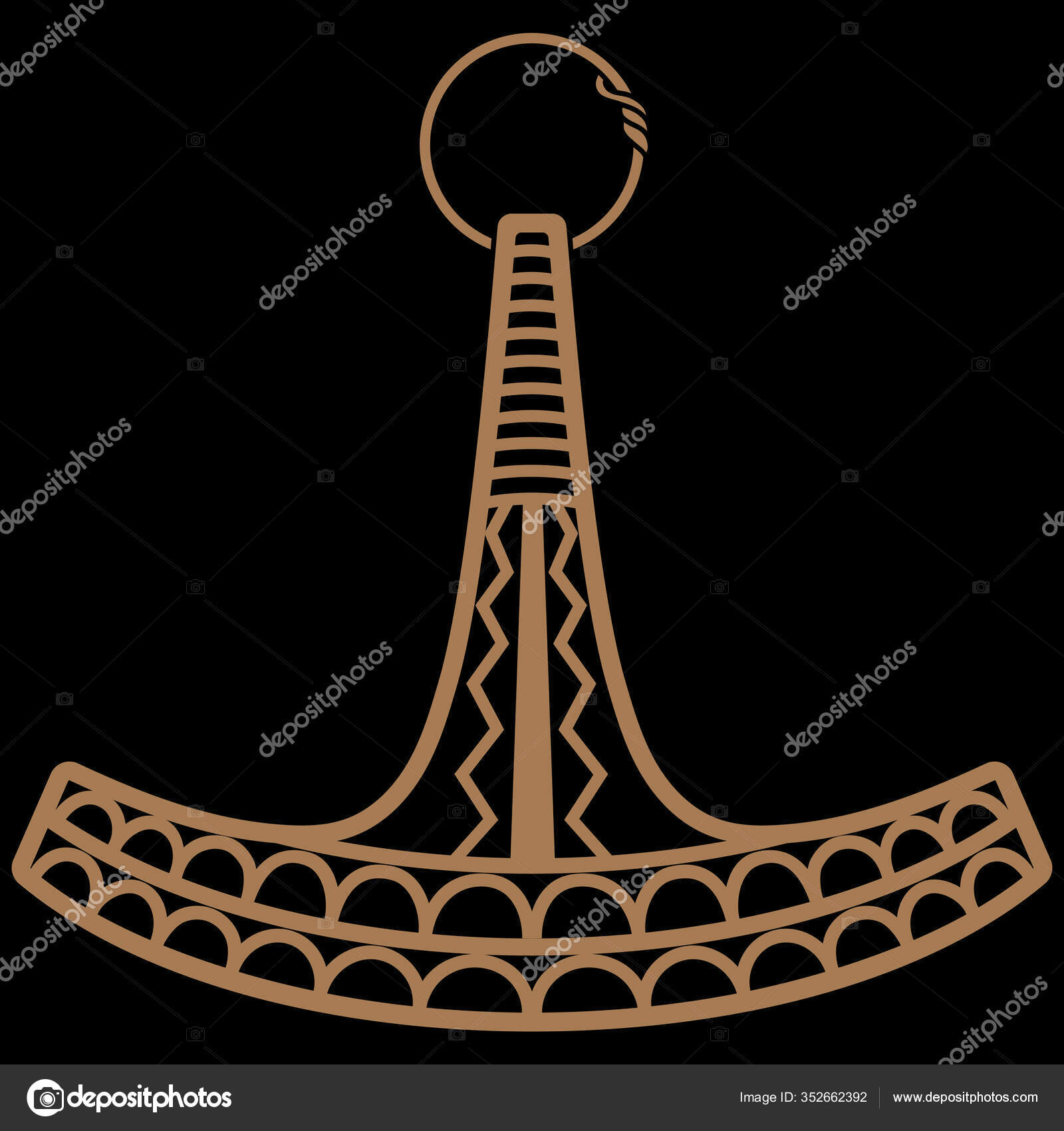 Ukonvasara - Ukko Hammer oder Ukonkirves - Ukko Axt, ist die ...