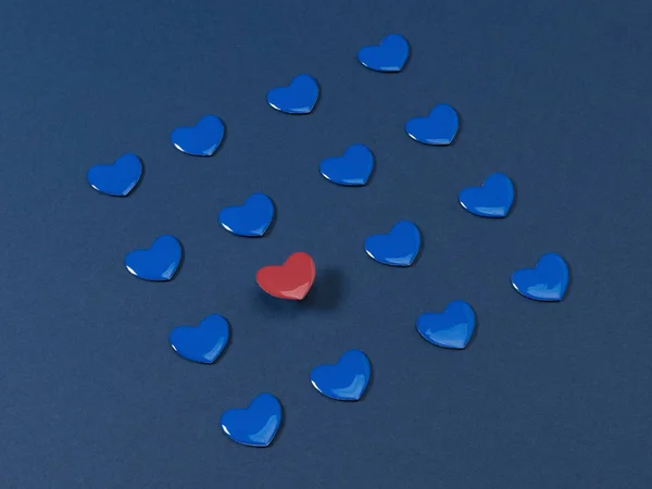 Blue and red color mock-up layout of stationery, a template for brand ...