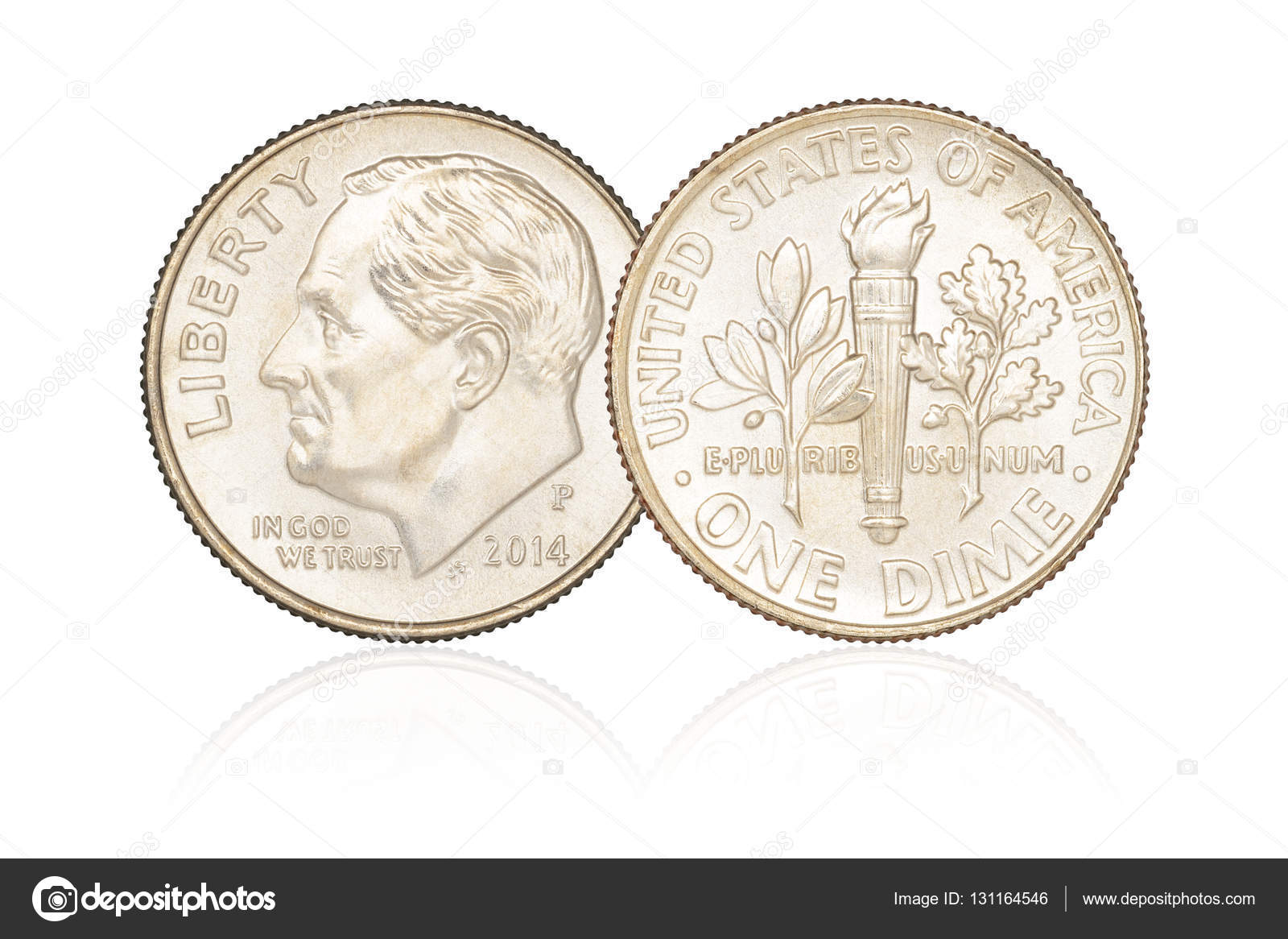 Dime coin isolated — Stock Photo © Ha4ipiri #131164546