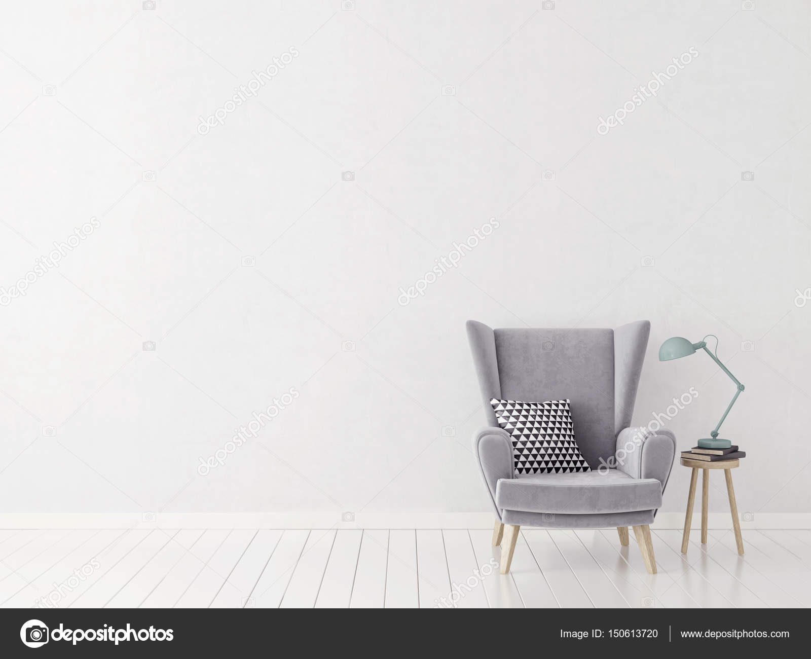 Modern room interior — Stock Photo © alexroz #150613720