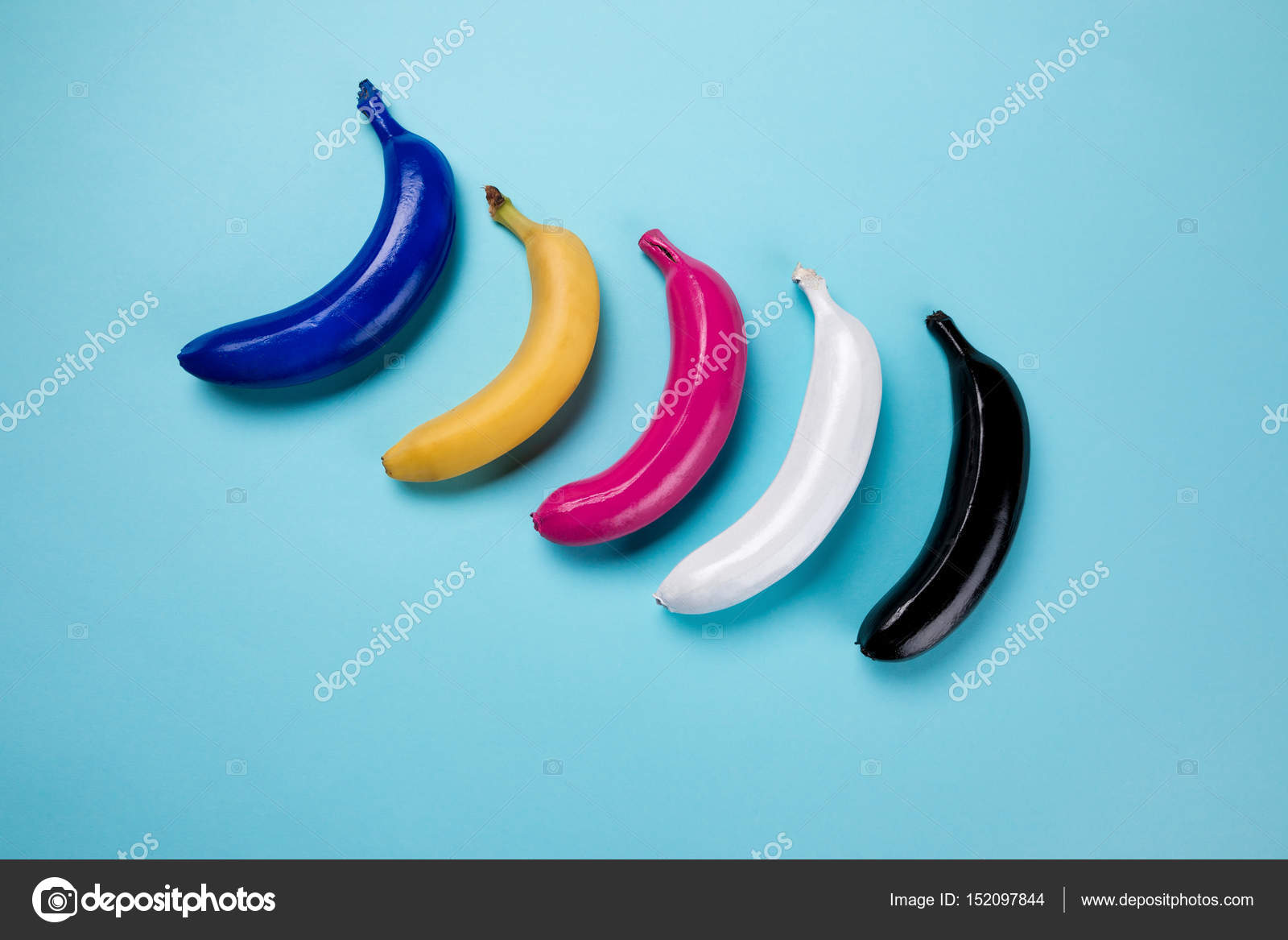 Colorful bananas collection — Stock Photo © VikaKhalabuzar #152097844