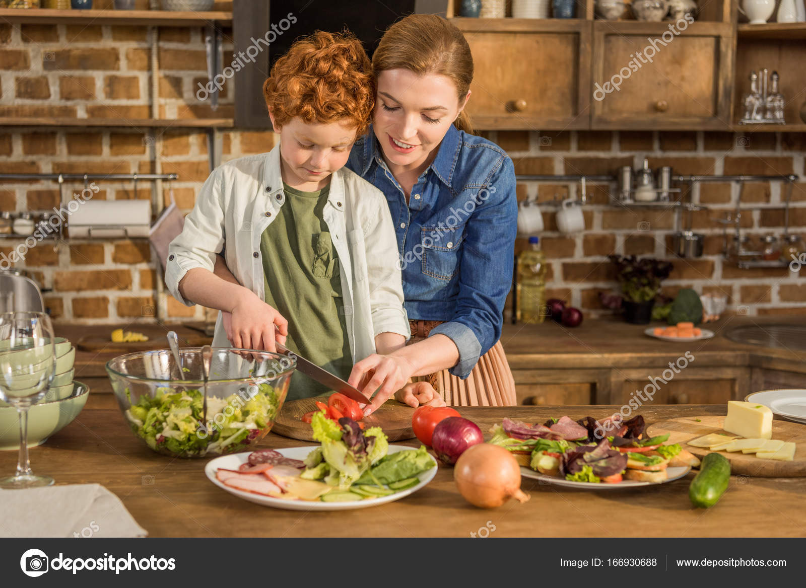 Helping To Cook Dinner