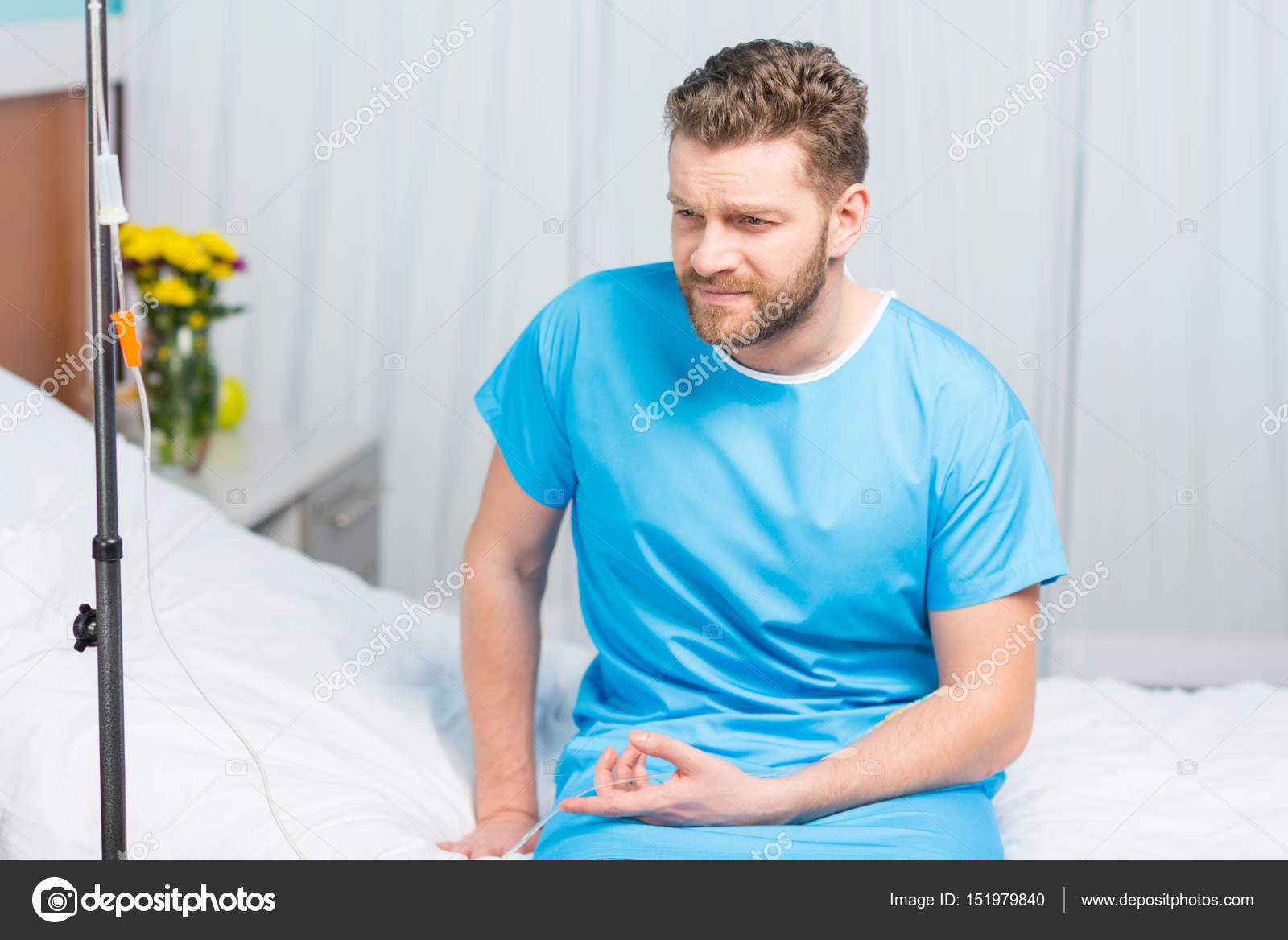 Man In Hospital