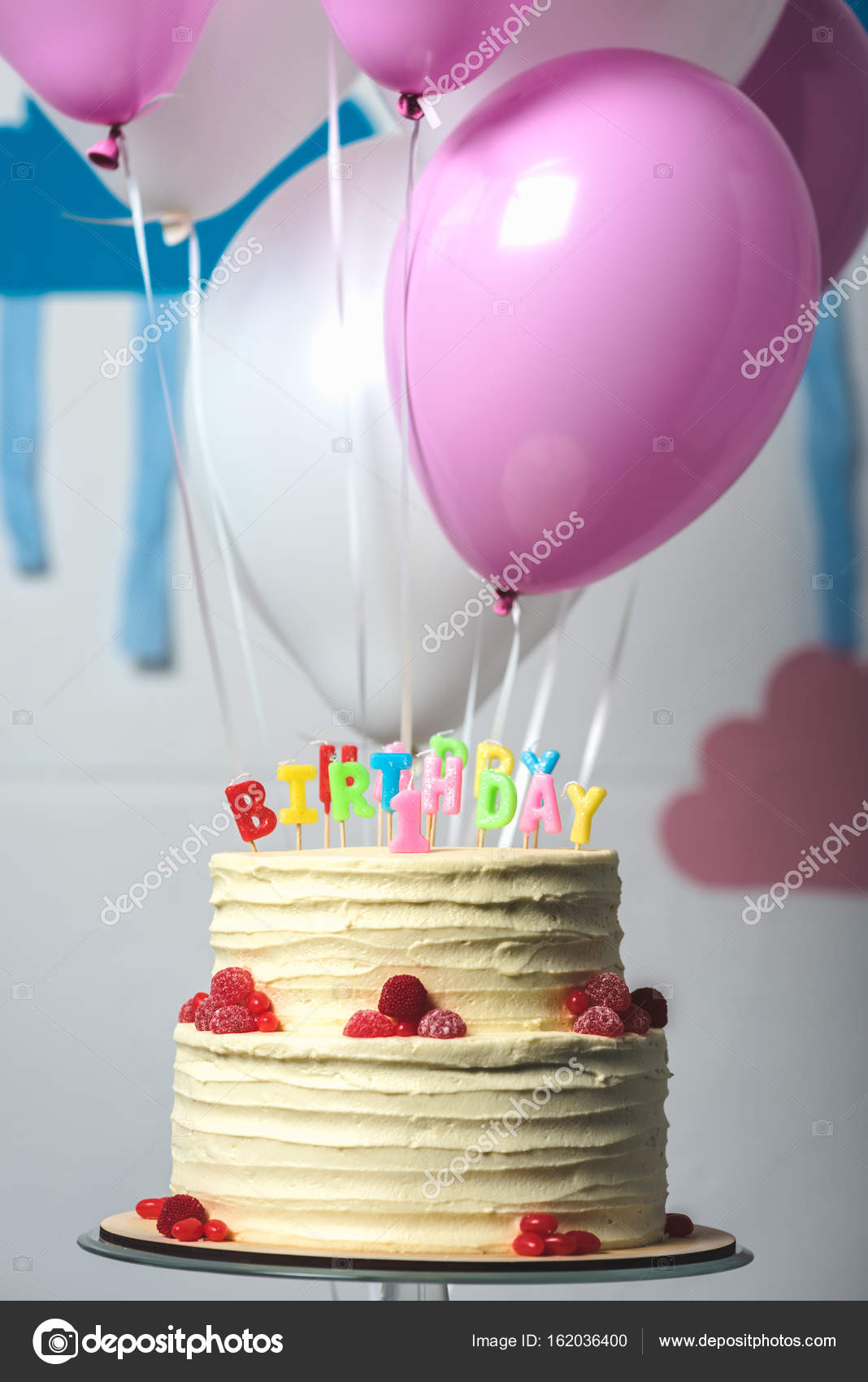 Images: number one cake | Birthday cake with number one — Stock Photo ...