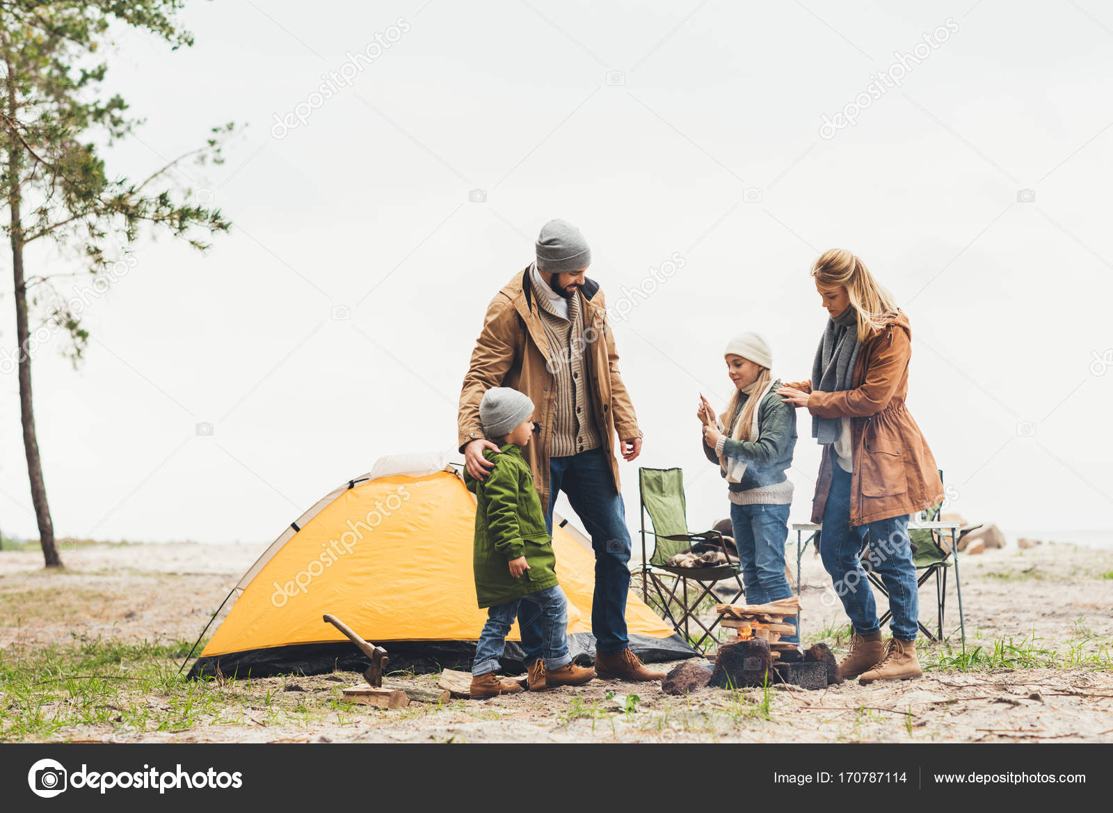 Camping trip — Stock Photo © AlexLipa #170787114