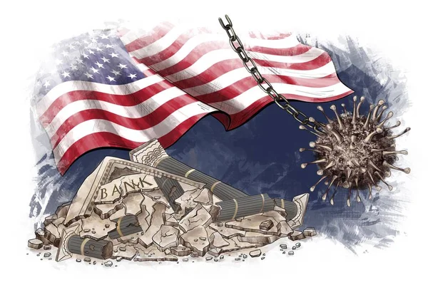 Goal hit America, country risk. Strong economy danger of destruction ...