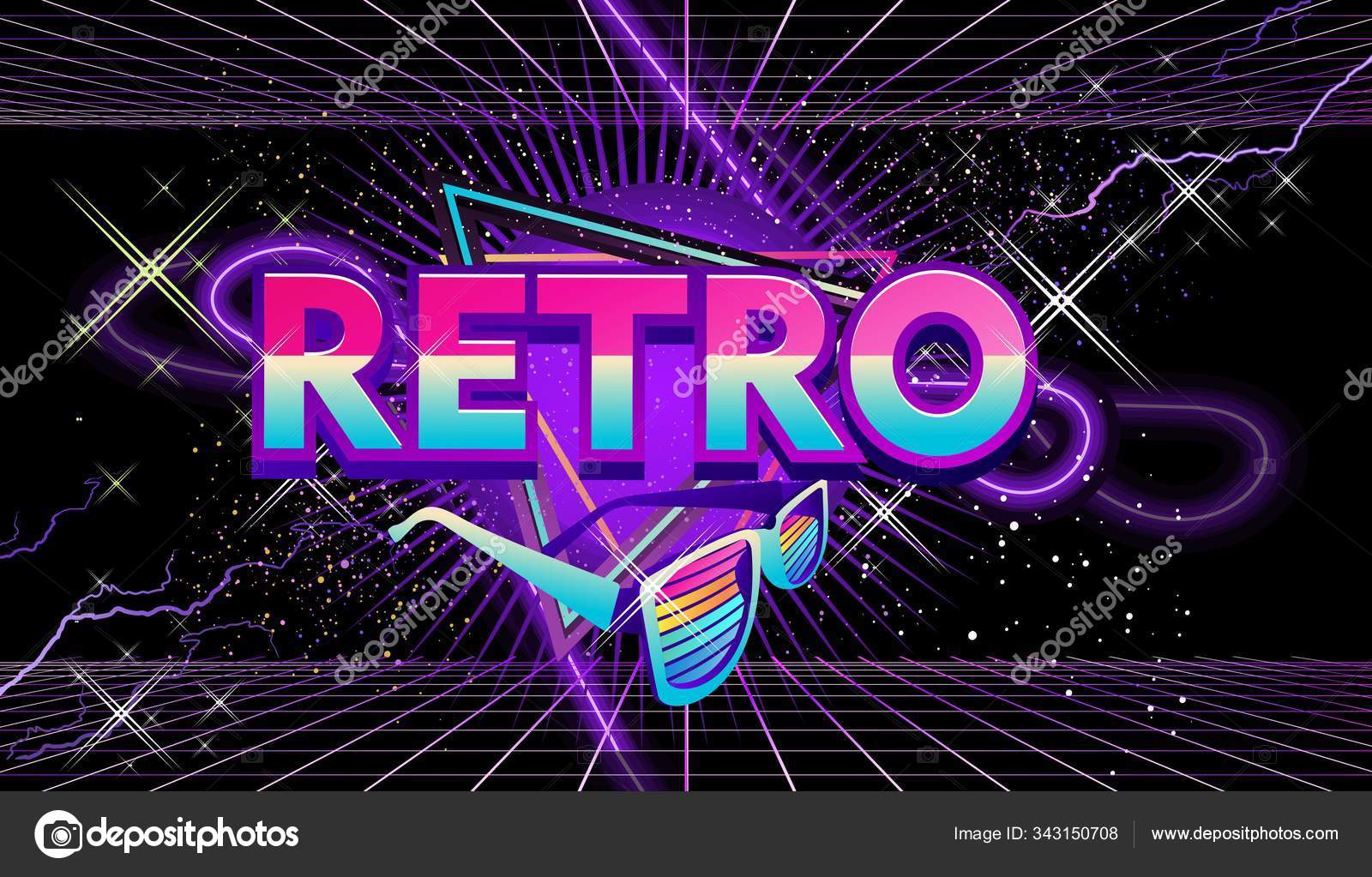 New retro wave vaporwave banner Stock Vector Image by ©marrishuannna ...