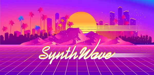 Retro Wave synth Stock Vector Image by ©marrishuannna #248577106