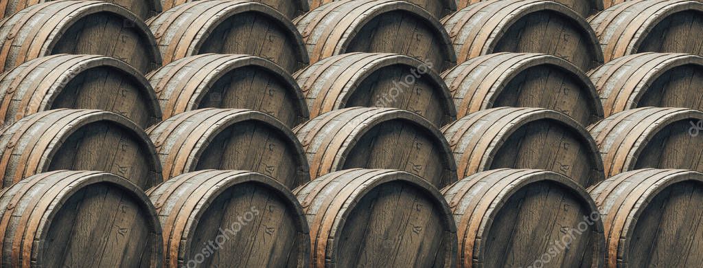 Wall of barrels Stock Photos, Royalty Free Wall of barrels Images ...