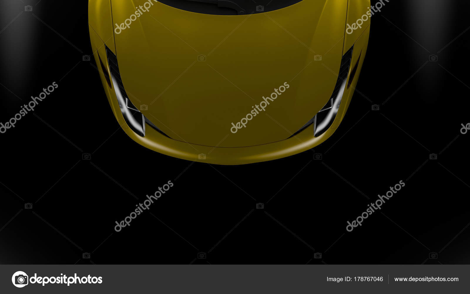 Top/front view sport car — Stock Photo © pozitivo #178767046