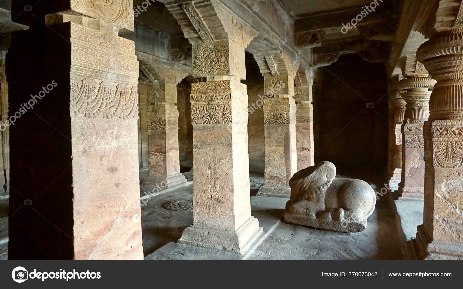 Badami Cave Temples Hindu Jain Buddhist Cave Temples City Badami ⬇ Stock Photo, Image by ...
