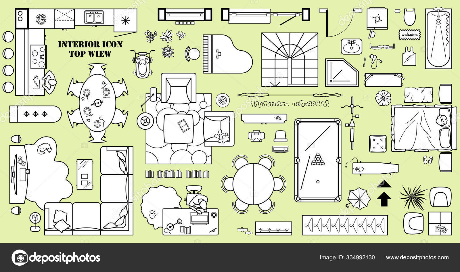 Architecture Plan Icons