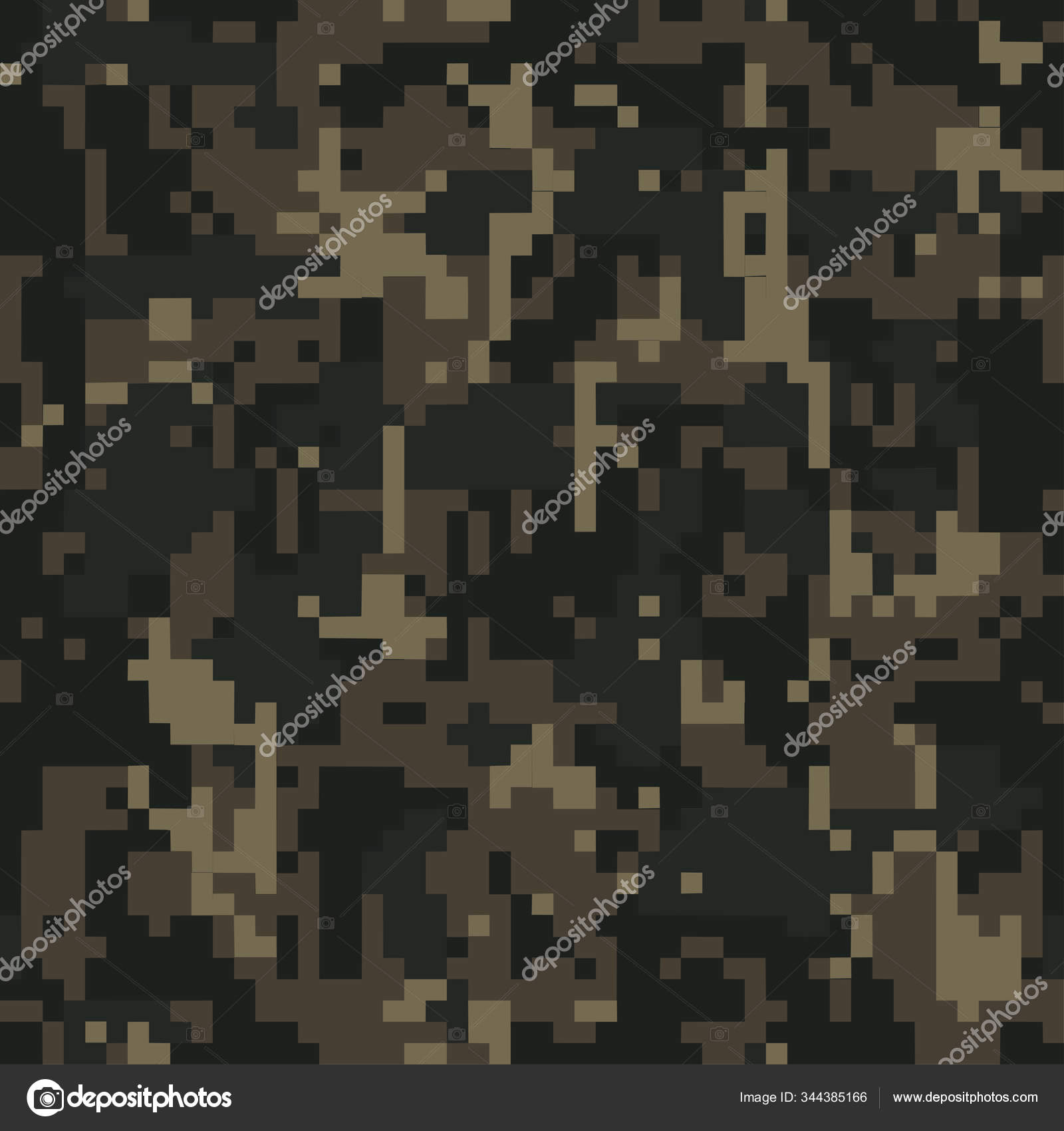 Dark Green Digital Camo