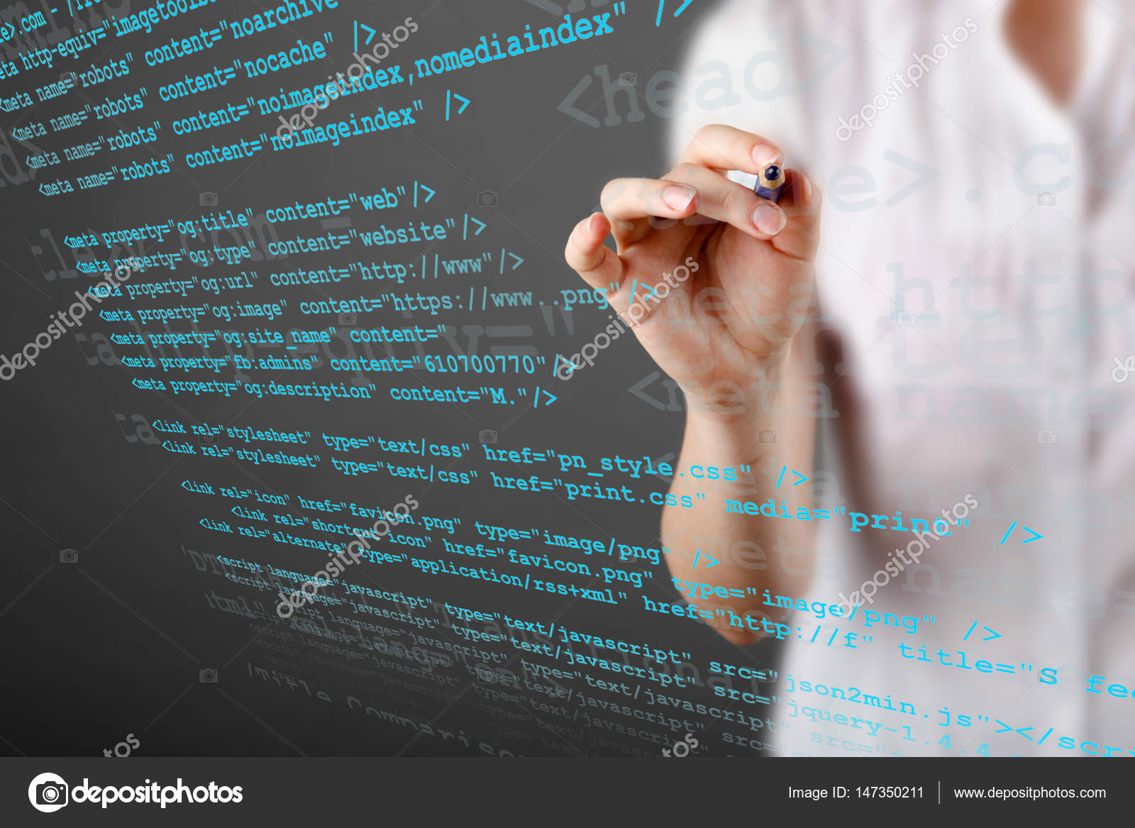 Source code technology background Stock Photo by ©semisatch 147350211