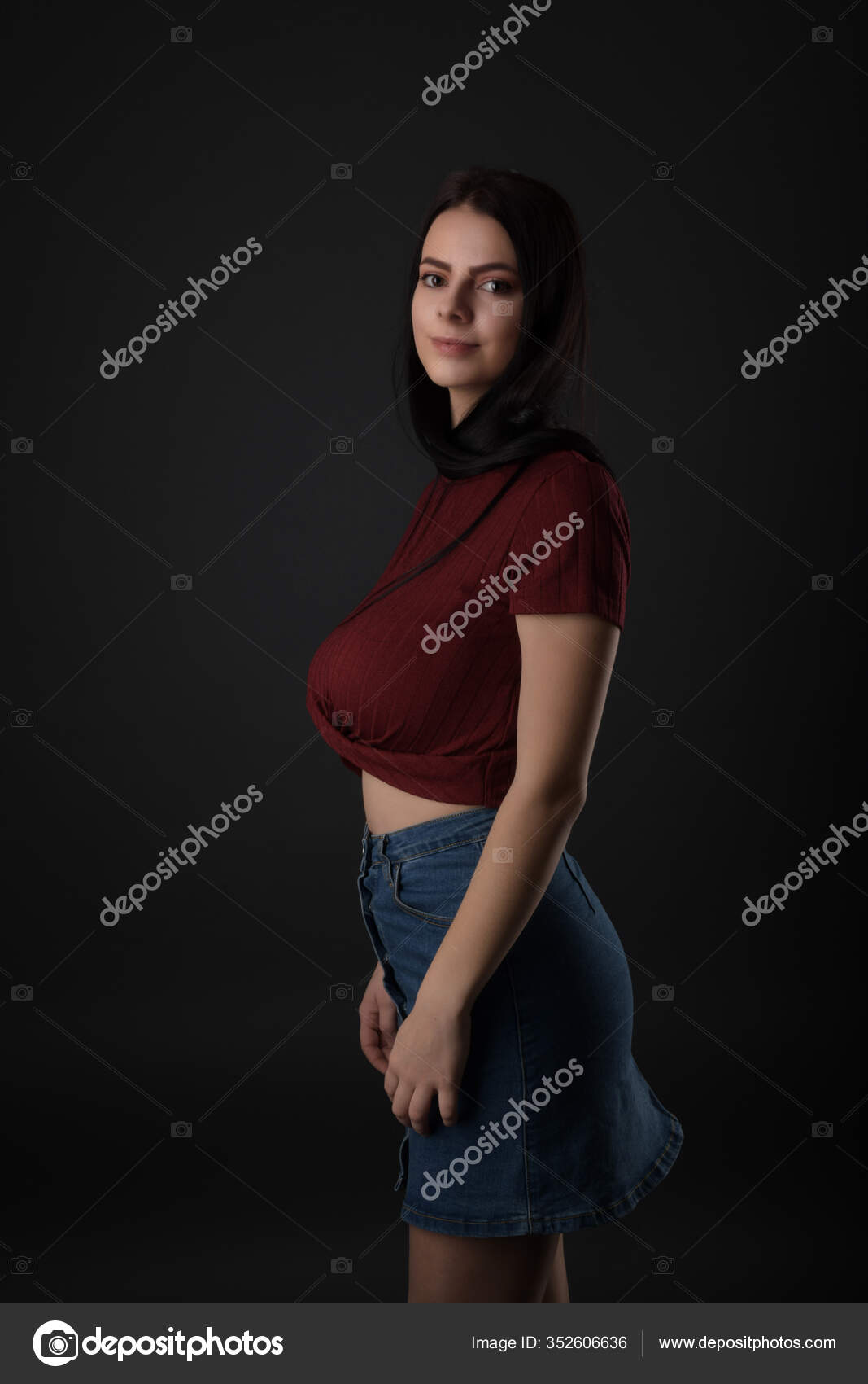 Sexy Young Woman Studio — Stock Photo © muro #352606636