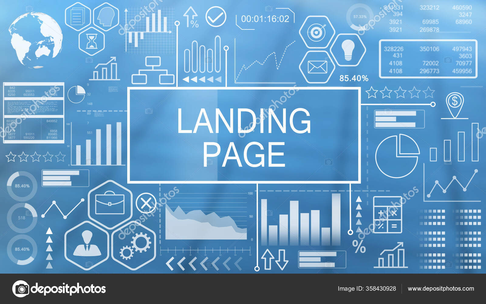 Landing Page, Animated Typography — Stock Photo © mustang.marshal@gmail ...