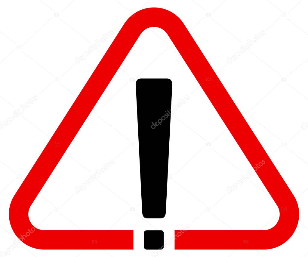 Vettoriale stockAttenzione Segnale Avvertimento Icona Segnale ...