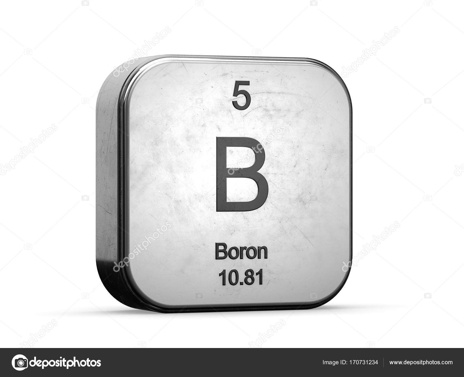 Pictures : an element | Boron element from the periodic table — Stock ...