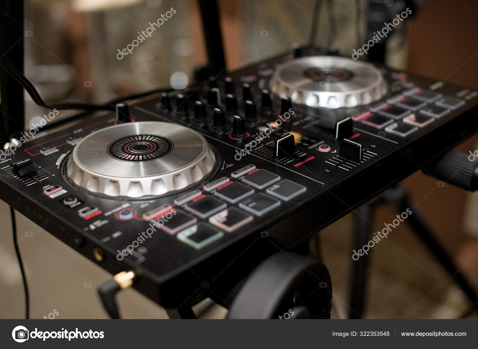 DJ Remote control light in the concert hall. — Stock Photo © alex ...