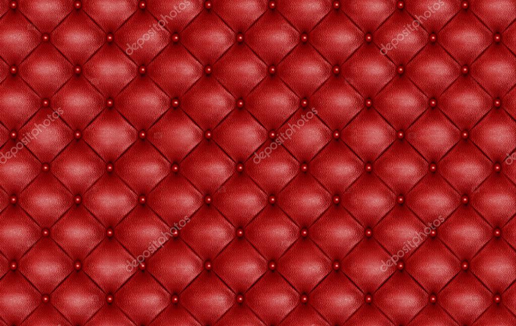Seamless pattern of red upholstery leather furniture. 3 d illustration ...