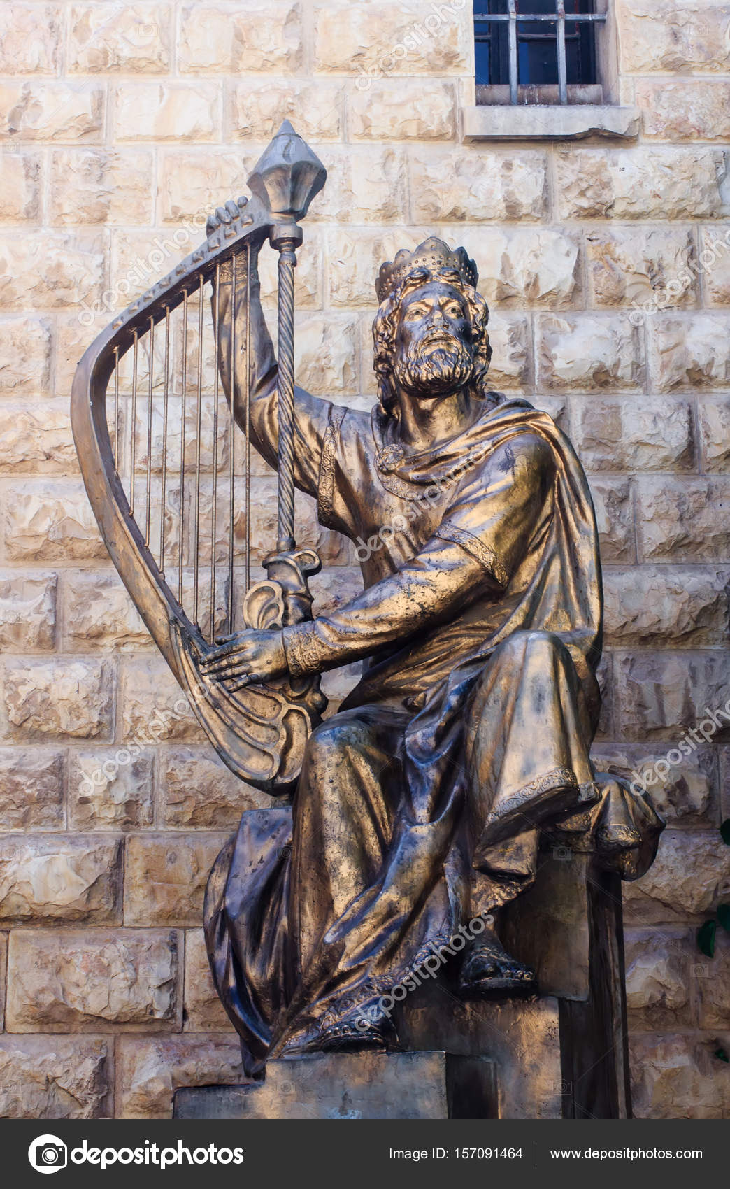 Statue of King David, Jerusalem, Israel Stock Photo by ©Bossa_Nova ...