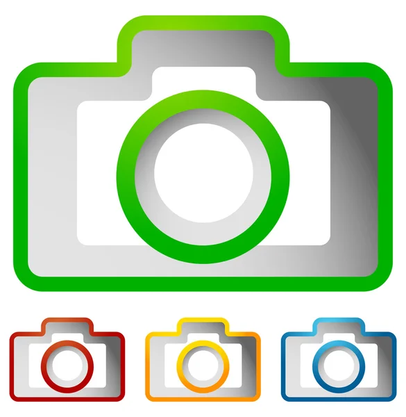 Icon: 3d camera | 3d camera icon — Stock Vector © maxmitzu #12794869