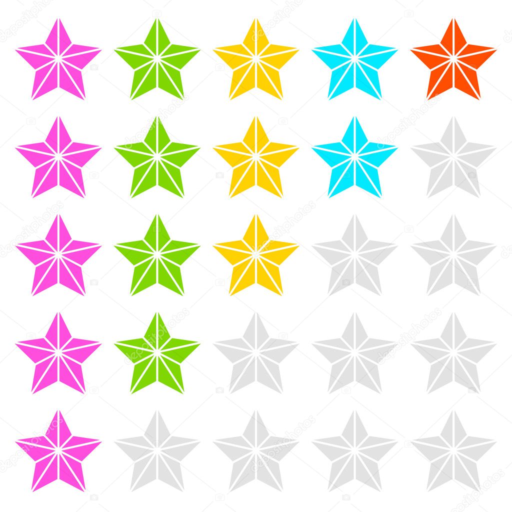 Quality, award, rating, ranking stars Stock Vector Image by ©vectorguy ...